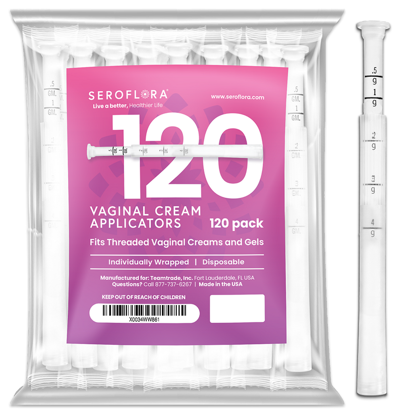 Seroflora Vaginal Cream Applicators - Fits most prescriptions creams
